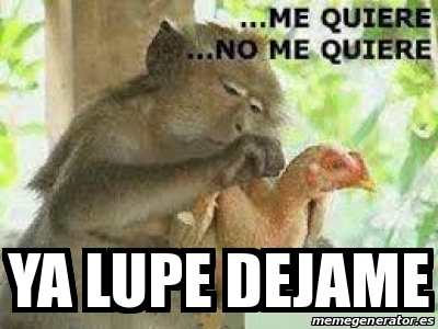 Meme Personalizado - ya lupe dejame - 21973169
