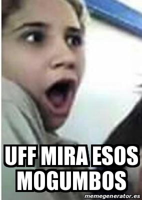 Meme Personalizado - UFF MIRA ESOS MOGUMBOS - 21974432