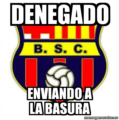 Meme Personalizado - denegado enviando a la basura - 21999755