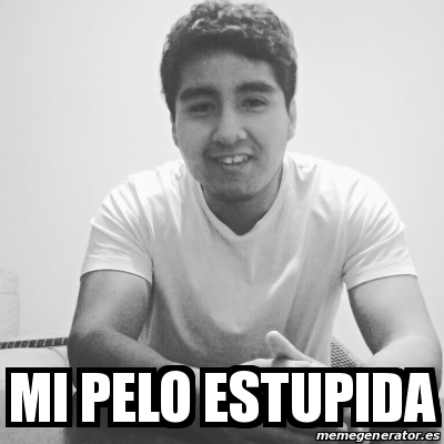 Meme Personalizado - MI PELO ESTUPIDA - 22025364