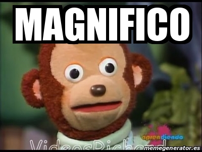 Meme Personalizado - magnifico - 22203284