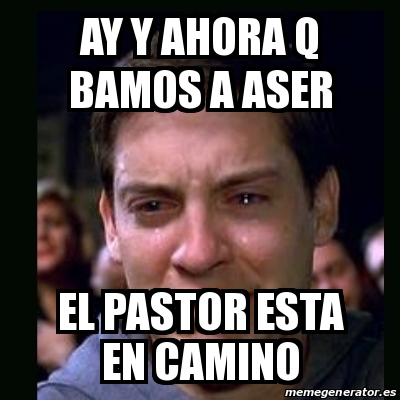 Meme crying peter parker - ay y ahora q bamos a aser el pastor esta en ...