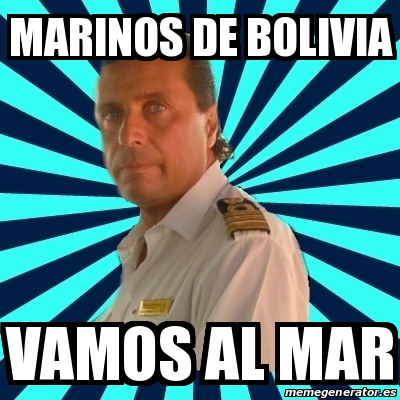 Meme Francesco Schettino - marinos DE BOLIVIA vamos al mar - 22472667