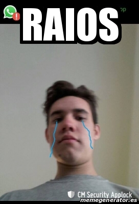 Meme Personalizado - RAIOS - 22506661