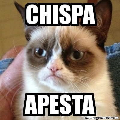 Meme Grumpy Cat - chispa Apesta - 22519180