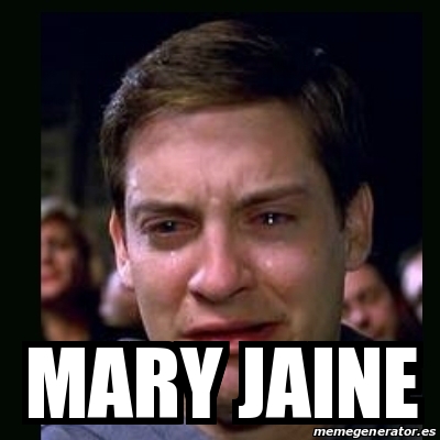 Meme crying peter parker - mary jaine - 22550798