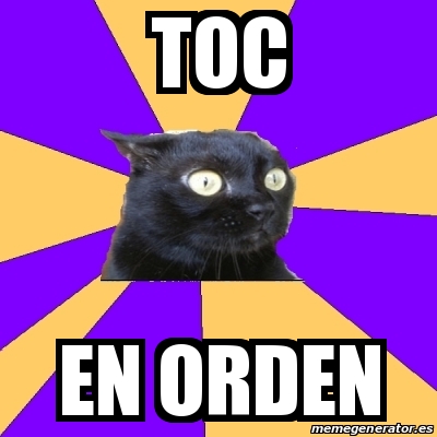 Meme Anxiety Cat - TOC En orden - 22728037
