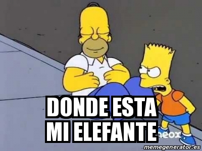 Meme Personalizado - DONDE ESTA mi elefante - 22755750