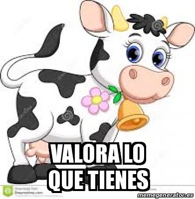 Meme Personalizado - valora lo que tienes - 22776589