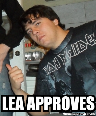 Meme Personalizado - Lea approves - 22801907
