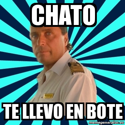 Meme Francesco Schettino - Chato Te llevo en bote - 22849373