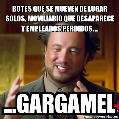 Meme Ancient Aliens - botes que se mueven de lugar solos, moviliario ...
