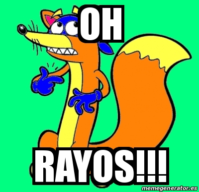 Meme Personalizado - OH RAYOS!!! - 22982808