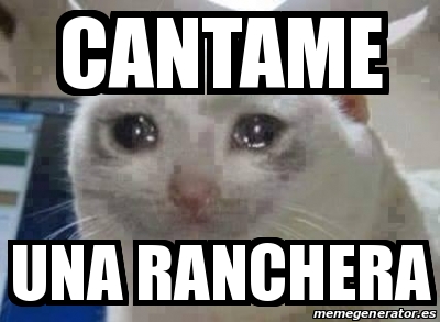 Meme Personalizado - cantame una ranchera - 23167332