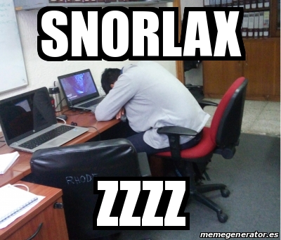 Meme Personalizado - snorlax ZZzz - 23309891
