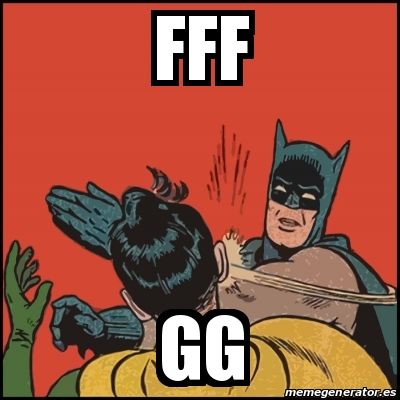 Meme Batman slaps Robin - Fff Gg - 23059484