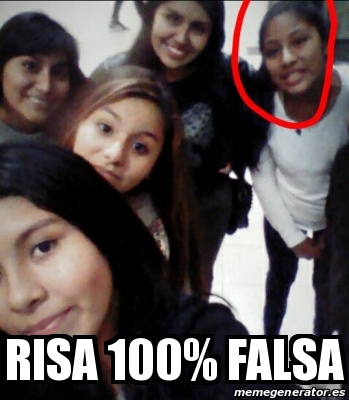 Meme Personalizado - risa 100% falsa - 23059488