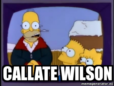 Meme Personalizado - callate wilson - 23621572