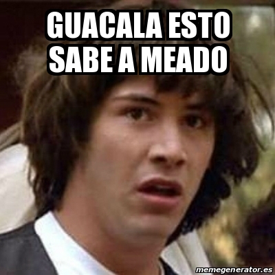 Meme Keanu Reeves - guacala esto sabe a meado - 23628704