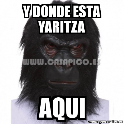 Meme Personalizado - y donde esta yaritza aqui - 23816416