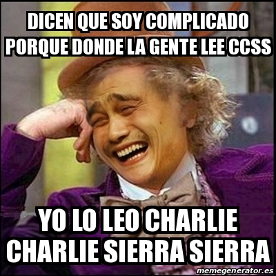 Meme Yao Wonka - dicen que soy complicado porque donde la gente lee ...