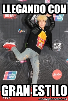 Meme Personalizado - llegando con gran estilo - 23099009
