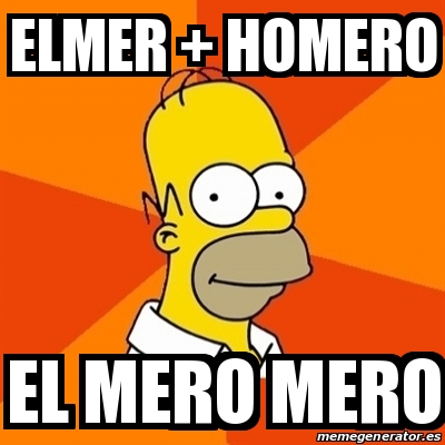 Meme Homer - ELMER + HOMERO EL MERO MERO - 23968117