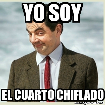 Meme Mr Bean - yo soy el cuarto chiflado - 24224392
