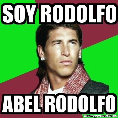 Meme Sergio Ramos - SOY RODOLFO ABEL RODOLFO - 24264912