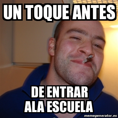 Meme Greg - Un toque antes de entrar ala escuela - 24339409