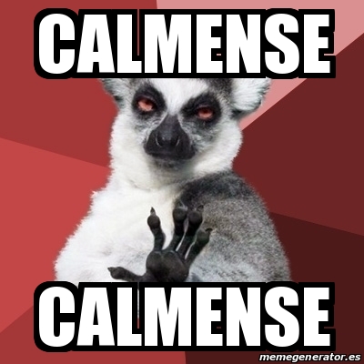 Meme Chill Out Lemur - Calmense Calmense - 24491503