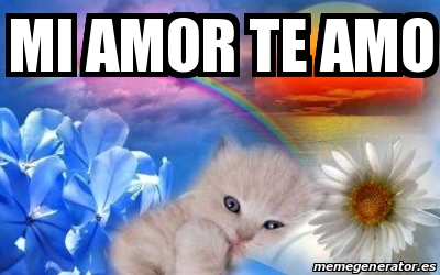 Meme Personalizado - Mi Amor Te Amo - 24540974