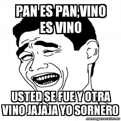 Meme Yao Ming 2 - pan es pan,vino es vino usted se fue y otra vino ...