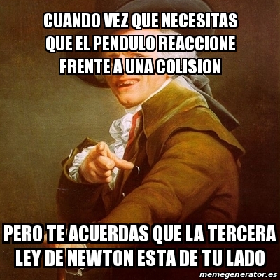 Meme Joseph Ducreux - cuando vez que necesitas que el pendulo reaccione ...