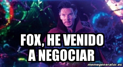 Meme Personalizado - FOX, HE VENIDO A NEGOCIAR - 24733162