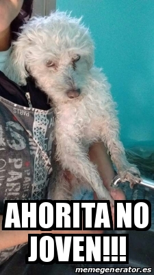 Meme Personalizado - Ahorita no joven!!! - 24900177