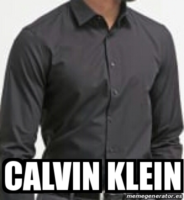 Meme Personalizado - CALVIN KLEIN - 24960116