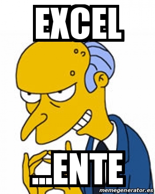 Meme Personalizado - excel ...ente - 24997051