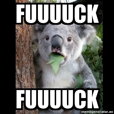 Meme Koala - Fuuuuck Fuuuuck - 25003077