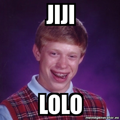 Meme Bad Luck Brian - jiji lolo - 25155112