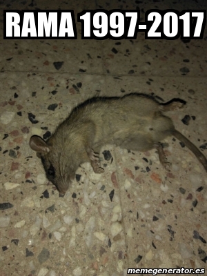 Meme Personalizado - RAMA 1997-2017 - 25209095