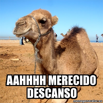 Meme Personalizado - AAHHHH MERECIDO DESCANSO - 25244762