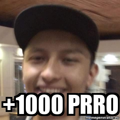 Meme Personalizado - +1000 prro - 25254715