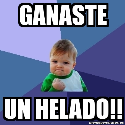 Meme Bebe Exitoso - ganaste un helado!! - 25032713
