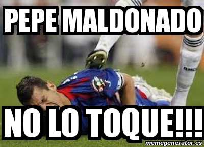 Meme Personalizado - Pepe maldonado No lo toque!!! - 25304485