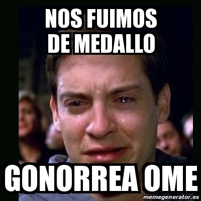 Meme crying peter parker - Nos fuimos de medallo Gonorrea ome - 25339641