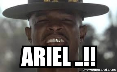 Meme Personalizado - ariel ..!! - 25341712