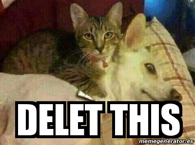 Meme Personalizado - Delet this - 25348894