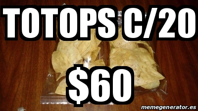 Meme Personalizado - totops c/20 $60 - 25372091