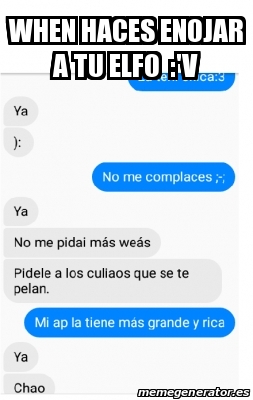 Meme Personalizado - when haces enojar a tu elfo :'v - 25435867